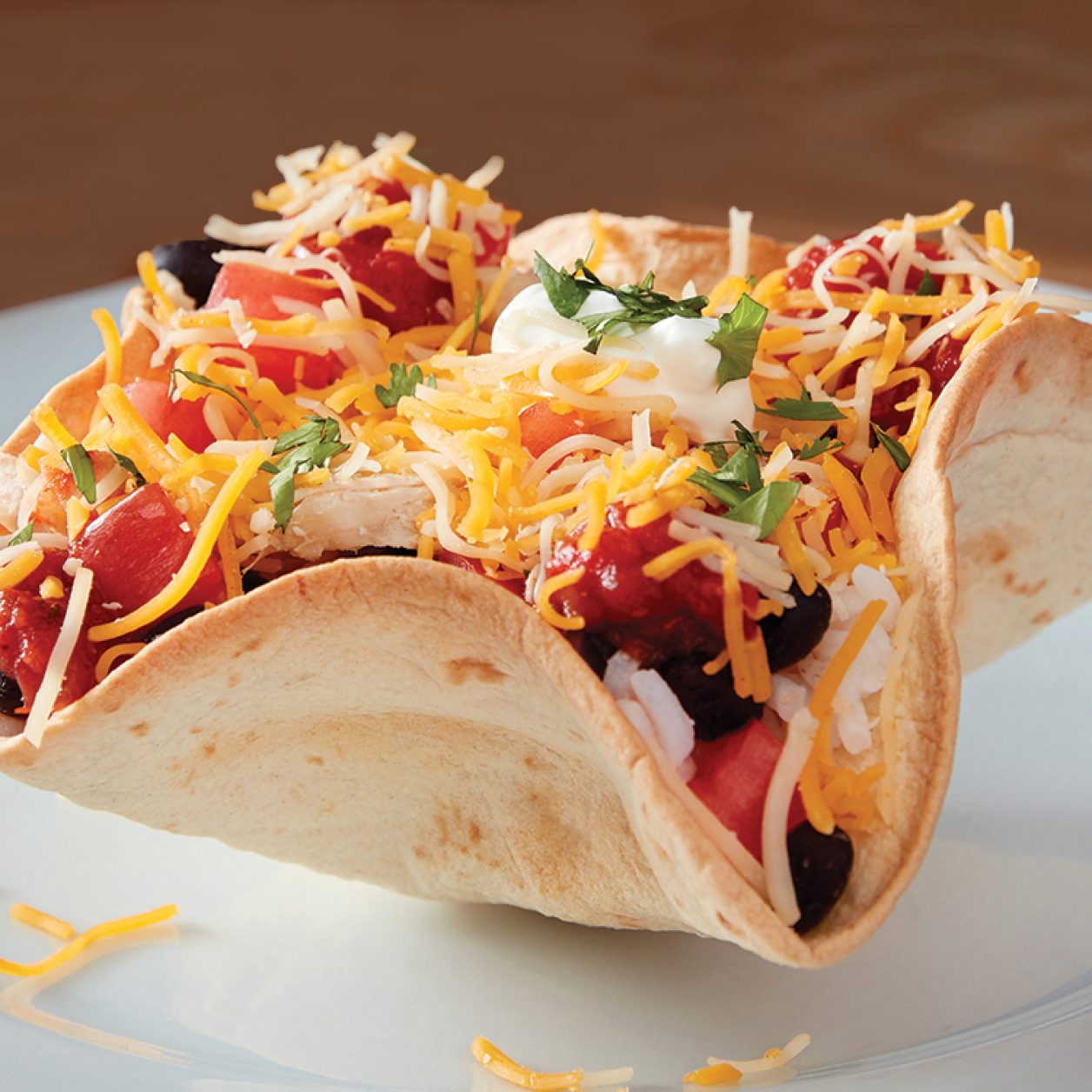 Loaded Chicken Taco Bowl | Savory