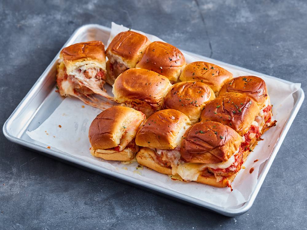 Pull-Apart Meatball Parm Sliders | Savory