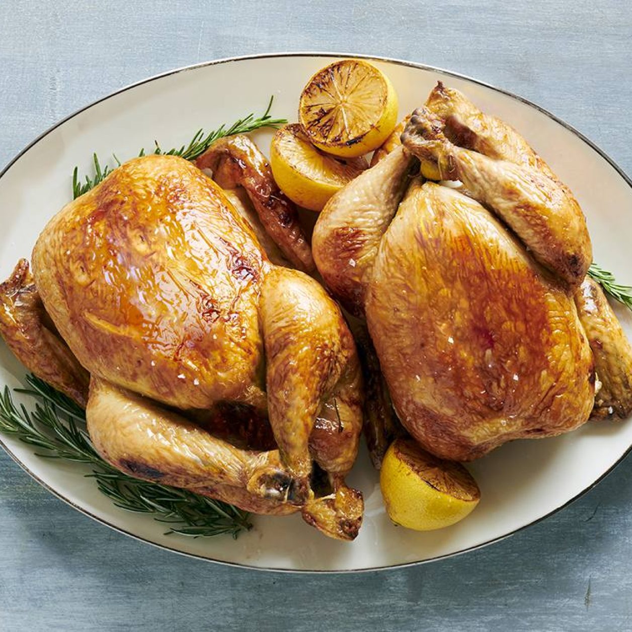 Honey-Lemon Roast Chicken | Savory