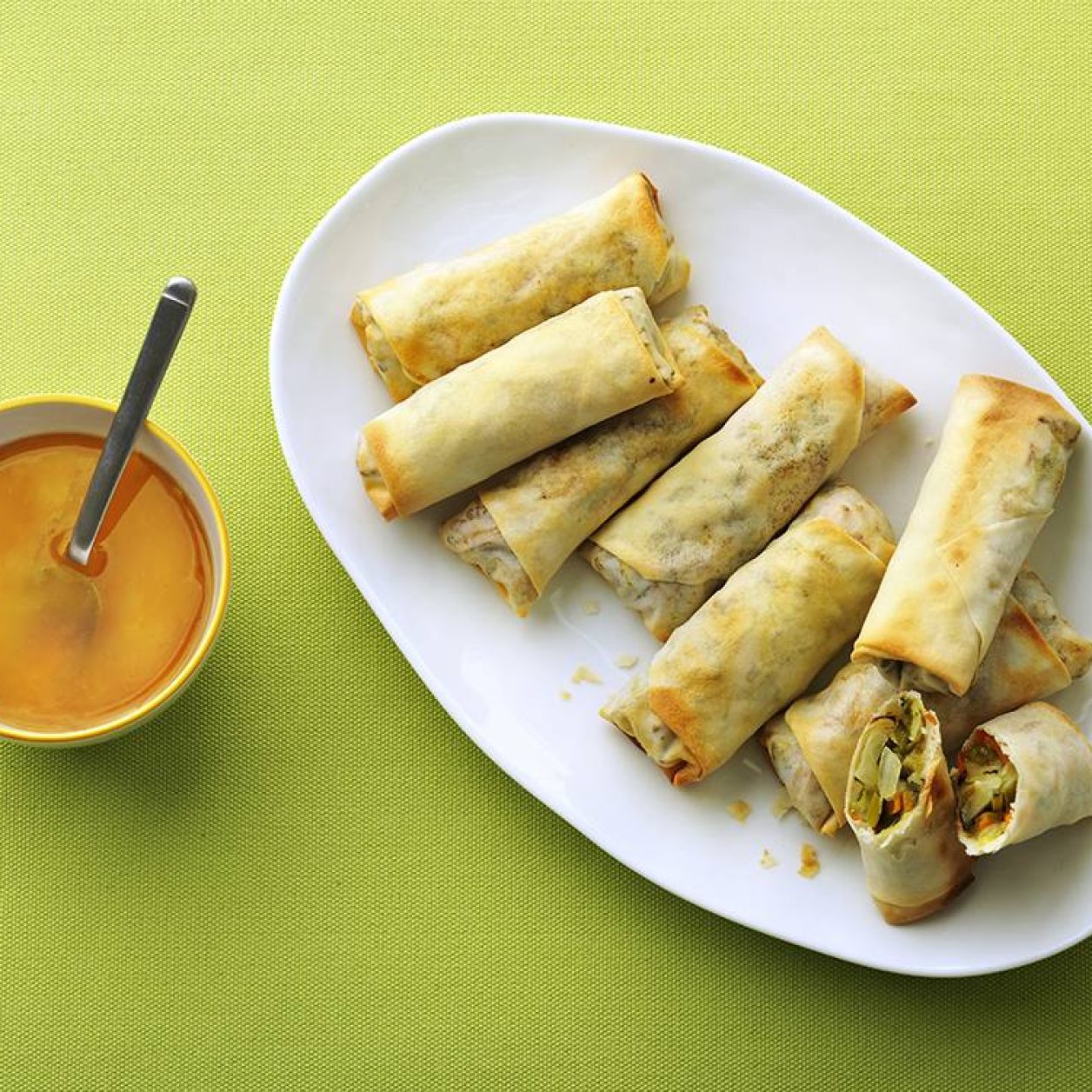 Air-Fried Veggie Spring Rolls | Savory