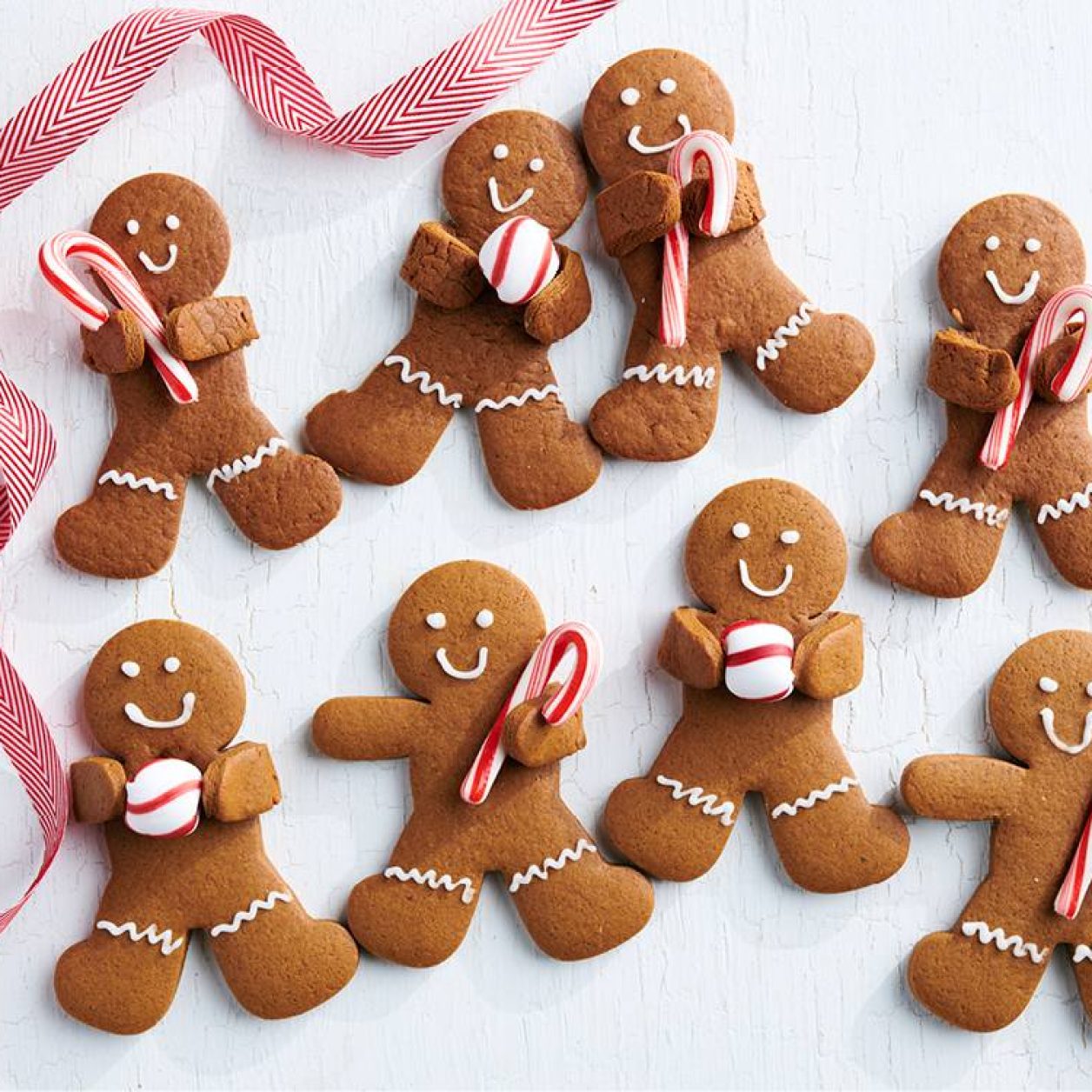 Candy Cane Gingerbread Men | Savory