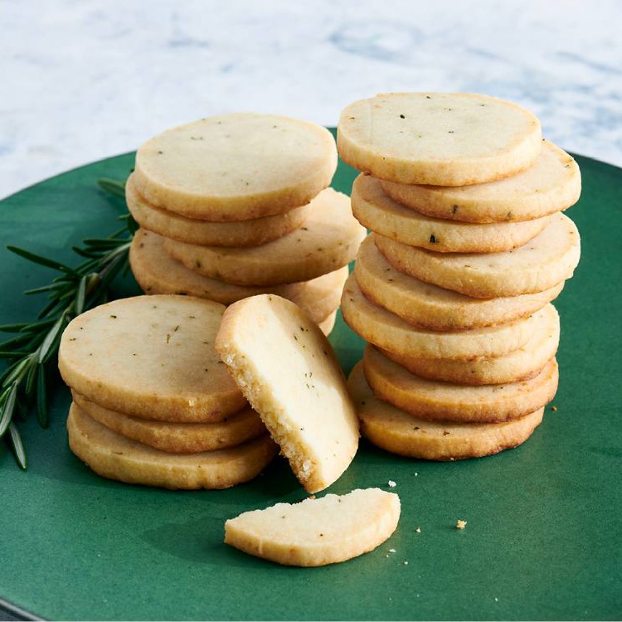 Rosemary-Parmesan Shortbread | Savory
