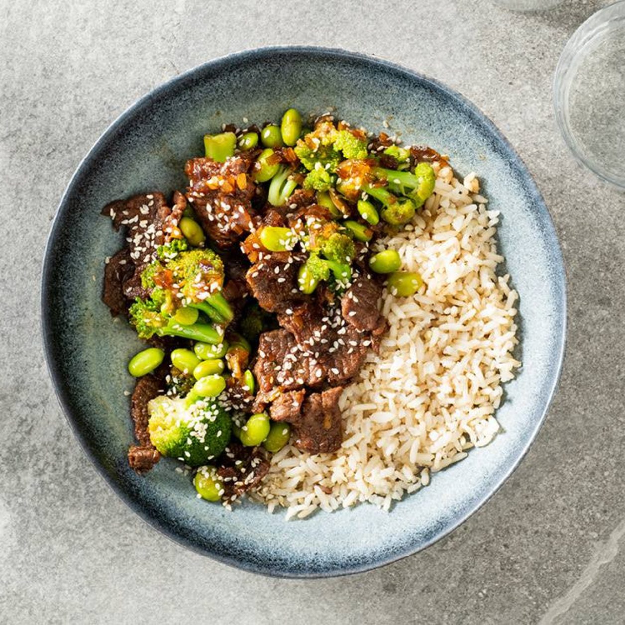 Sesame Beef Rice Bowl | Savory