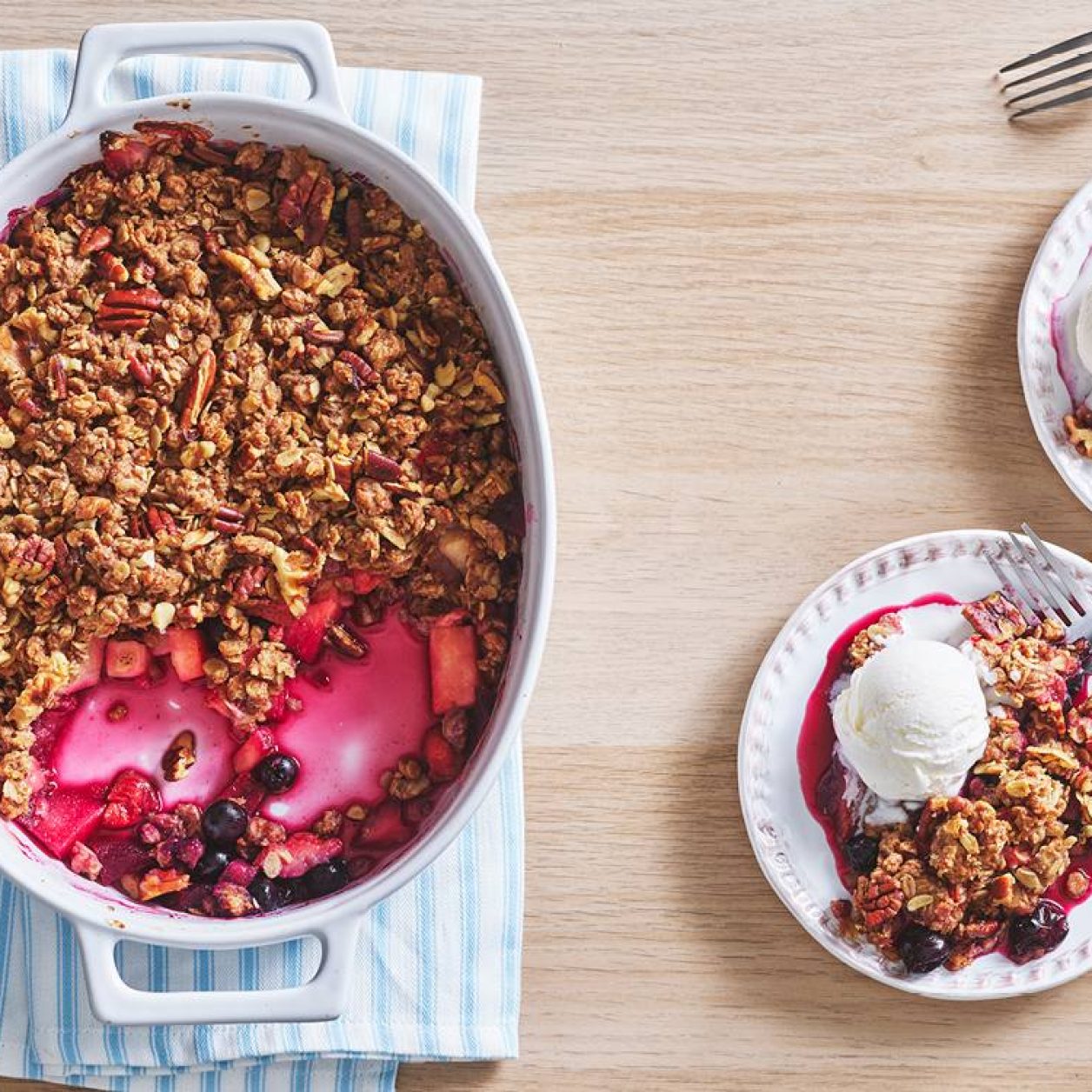 Mixed Fruit Crumble | Savory