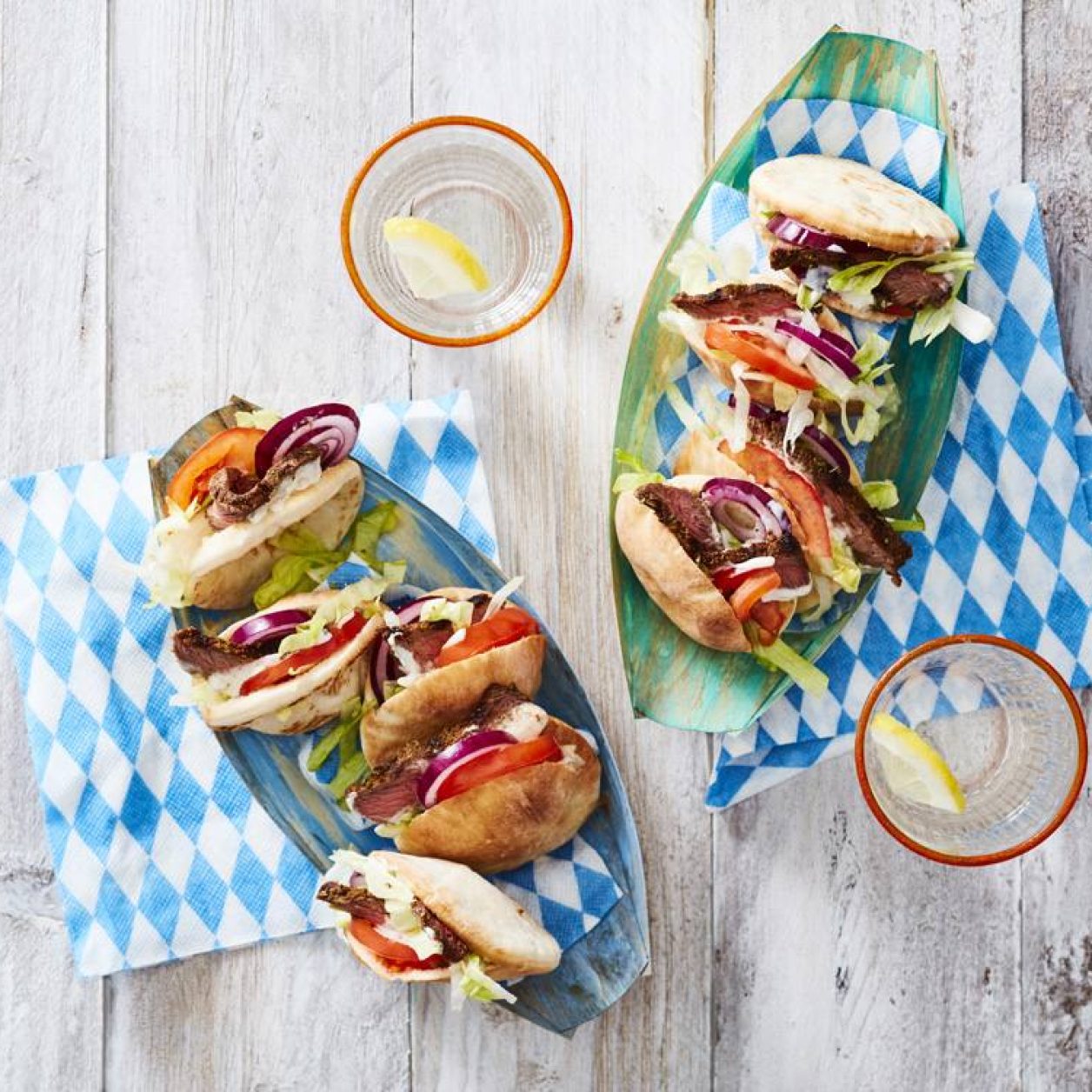 Mini Grilled Steak Gyros | Savory