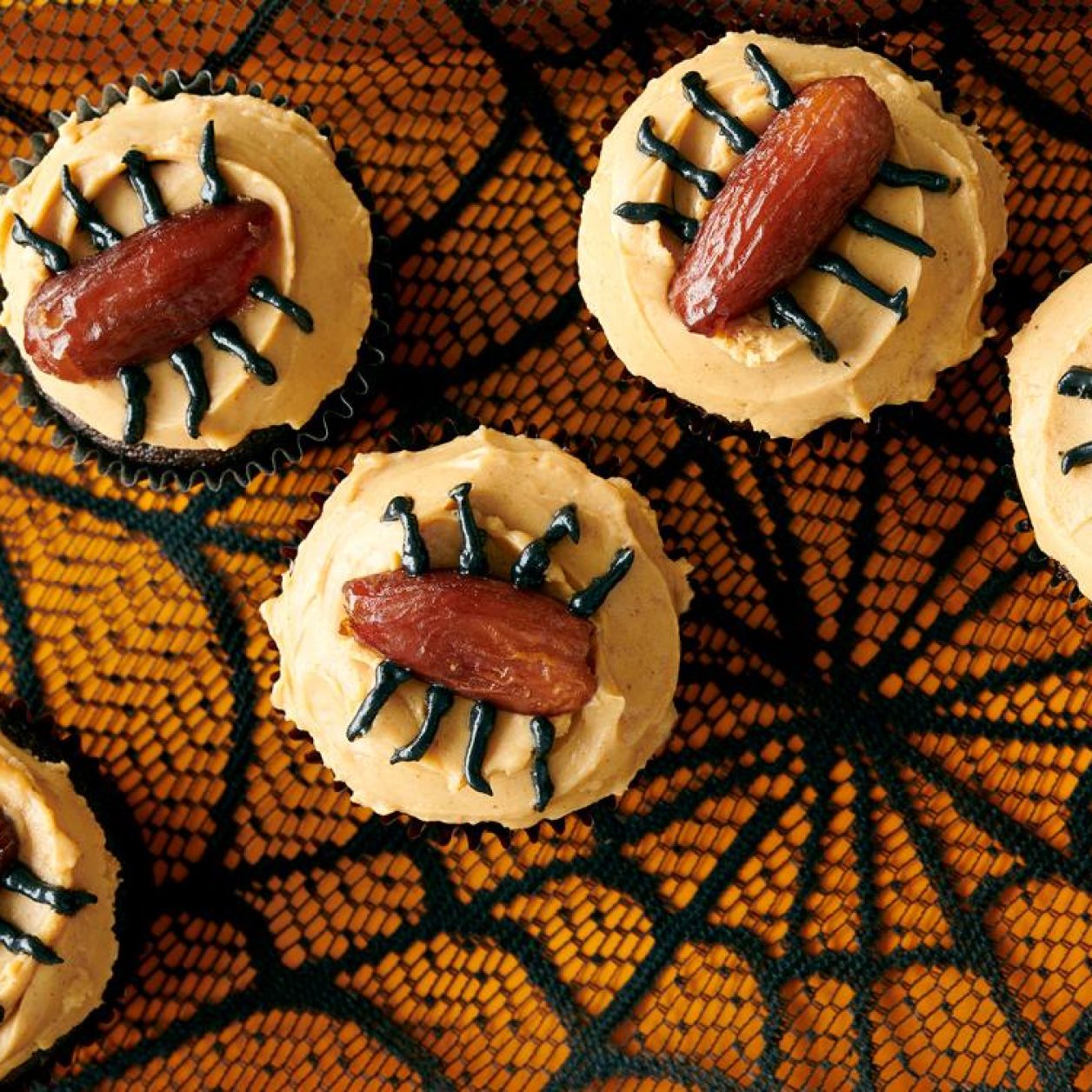Chocolate–Peanut Butter Spider Cupcakes | Savory