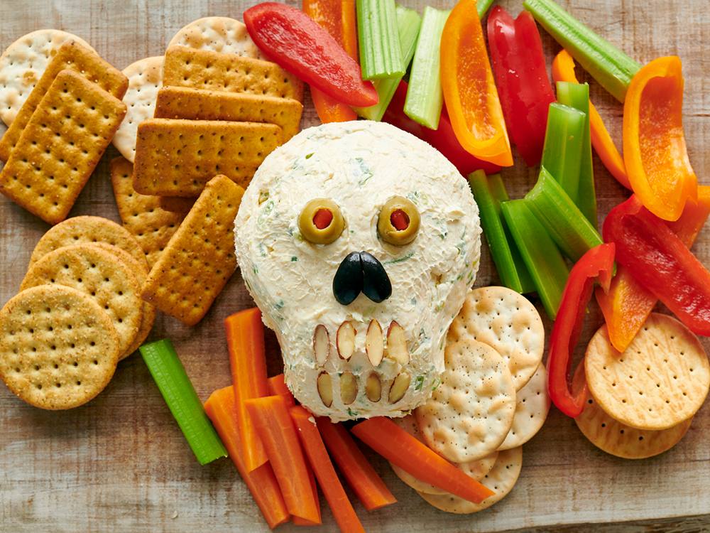 Skull Cheese Ball | Savory