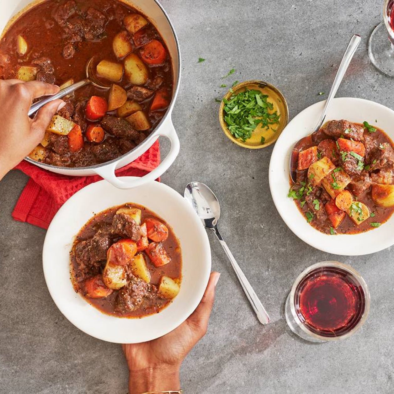 Classic Beef Stew with Carrots and Potatoes | Savory