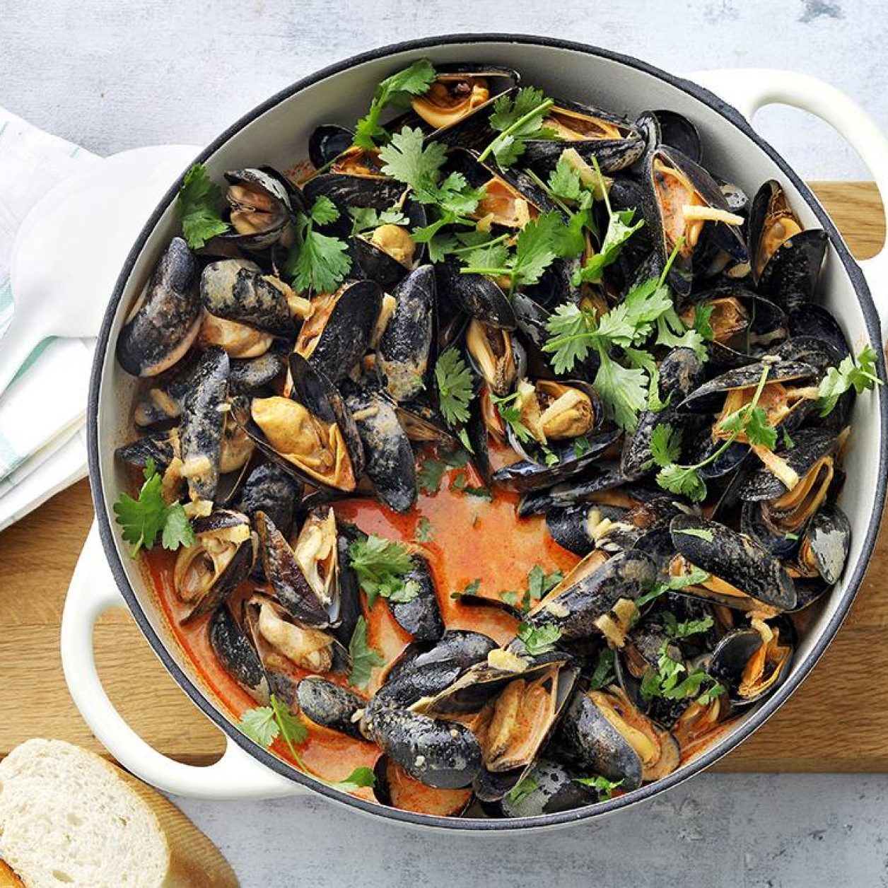 Spicy Thai-Style Mussels | Savory