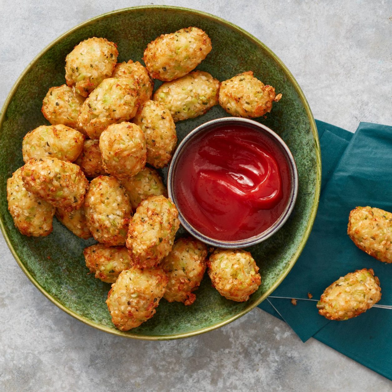 Cauliflower-Broccoli Tots | Savory