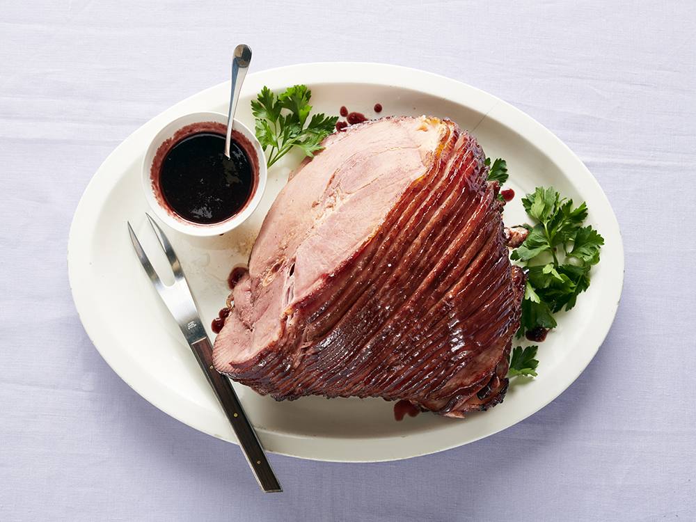 Cherry-Glazed Spiral Ham | Savory