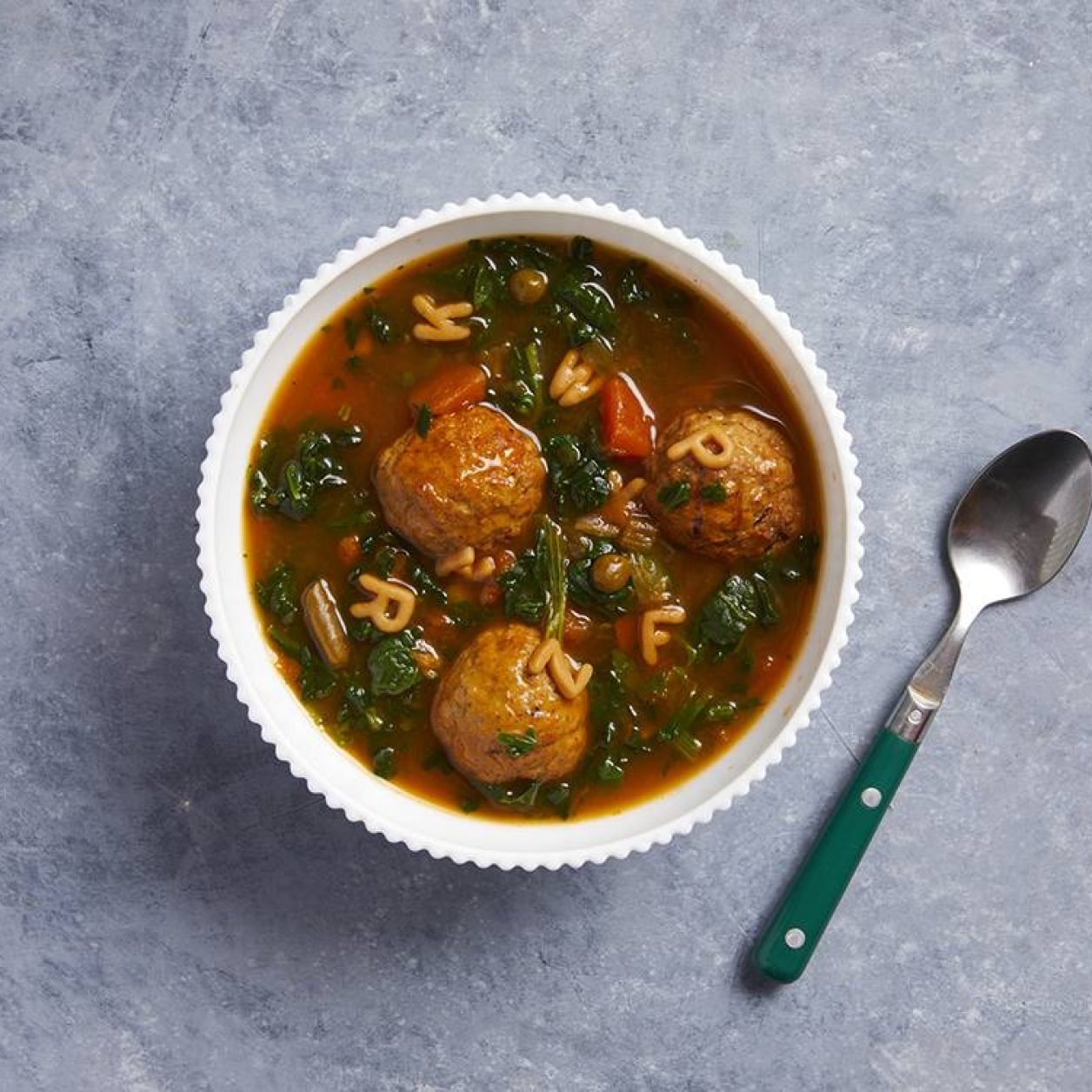 Vegetable Soup with Meatballs | Savory