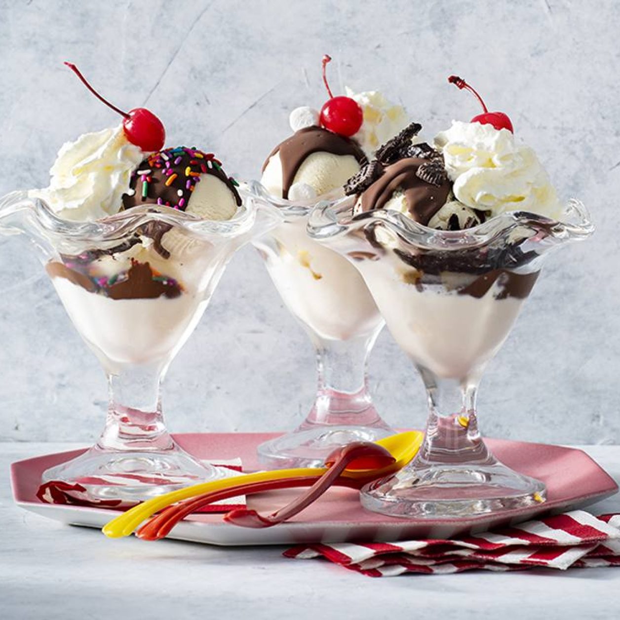 Ice Cream Sundaes with Two-Ingredient Hard Shell | Savory