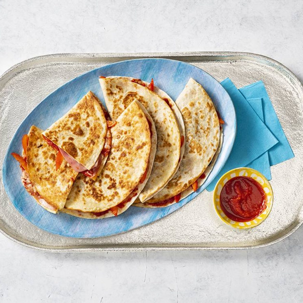 Ham and Cheese Pizzadillas | Savory