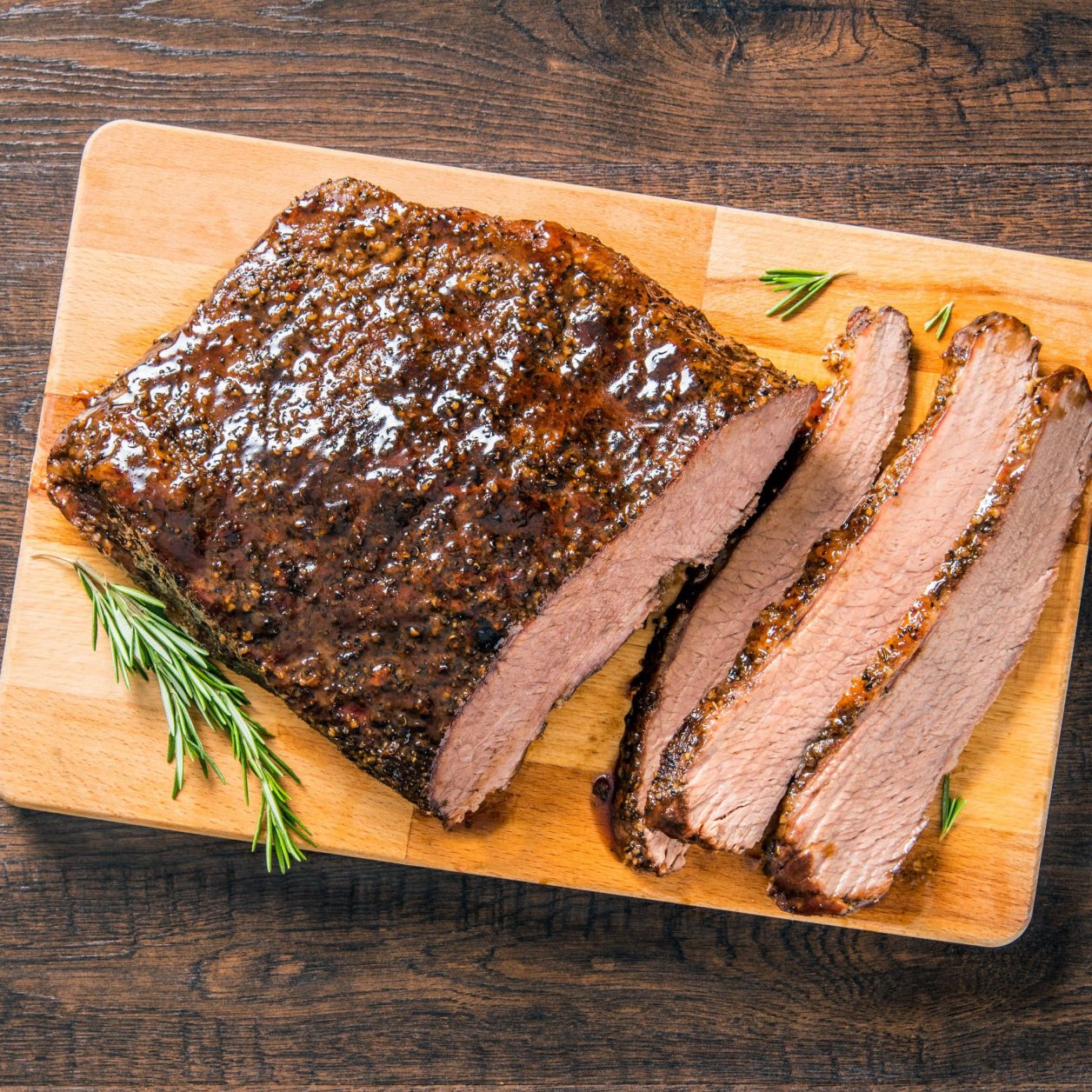 Smoked Spoon Roast, Chuck Roast, or Brisket with Brown Sugar Mop Sauce ...