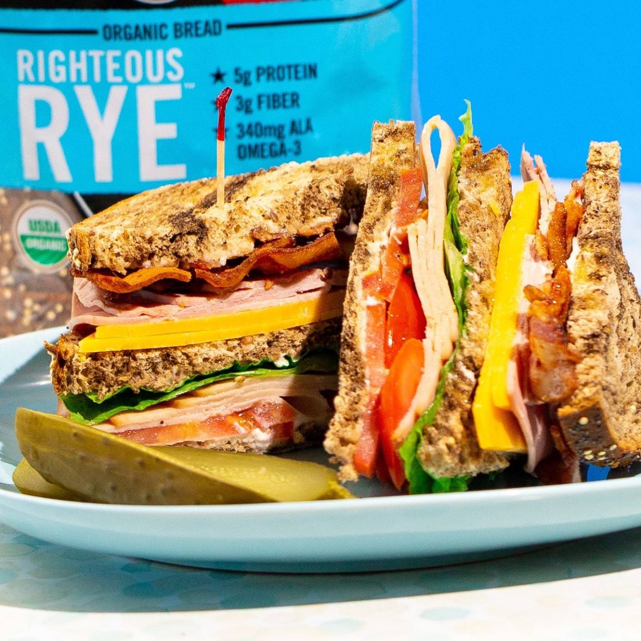 Dave's Killer Bread® Vegan BLT on Righteous Rye™ | Savory