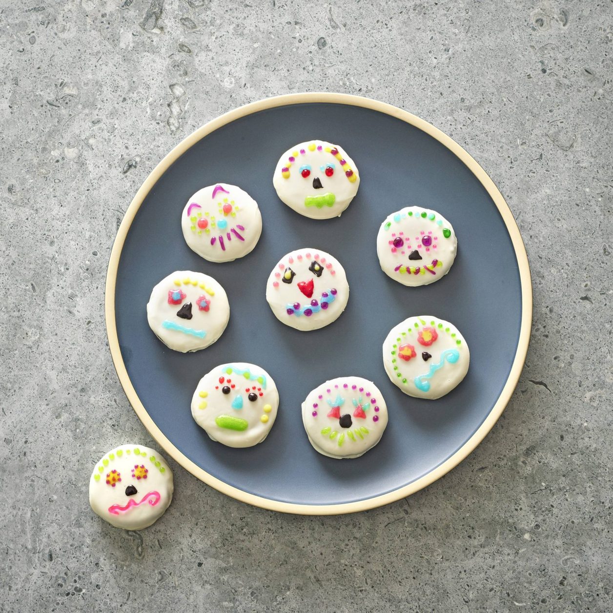 Sugar Skull Sandwich Cookies | Savory