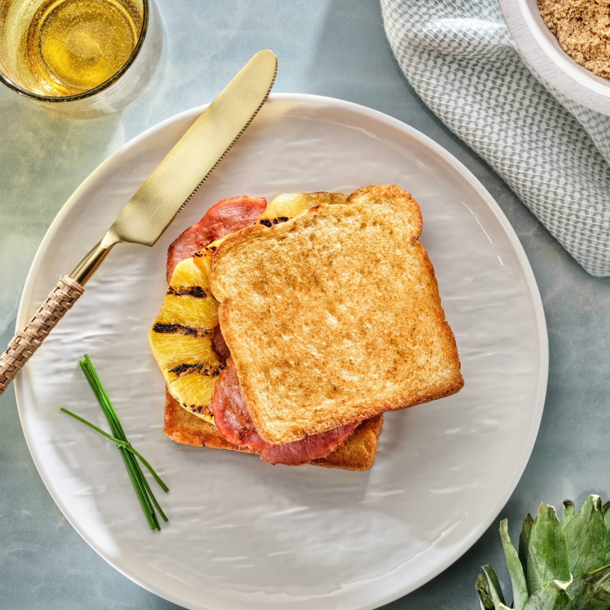 Nature's Own® Hawaiian Honey Glazed Ham and Roasted Pineapple Sandwich ...