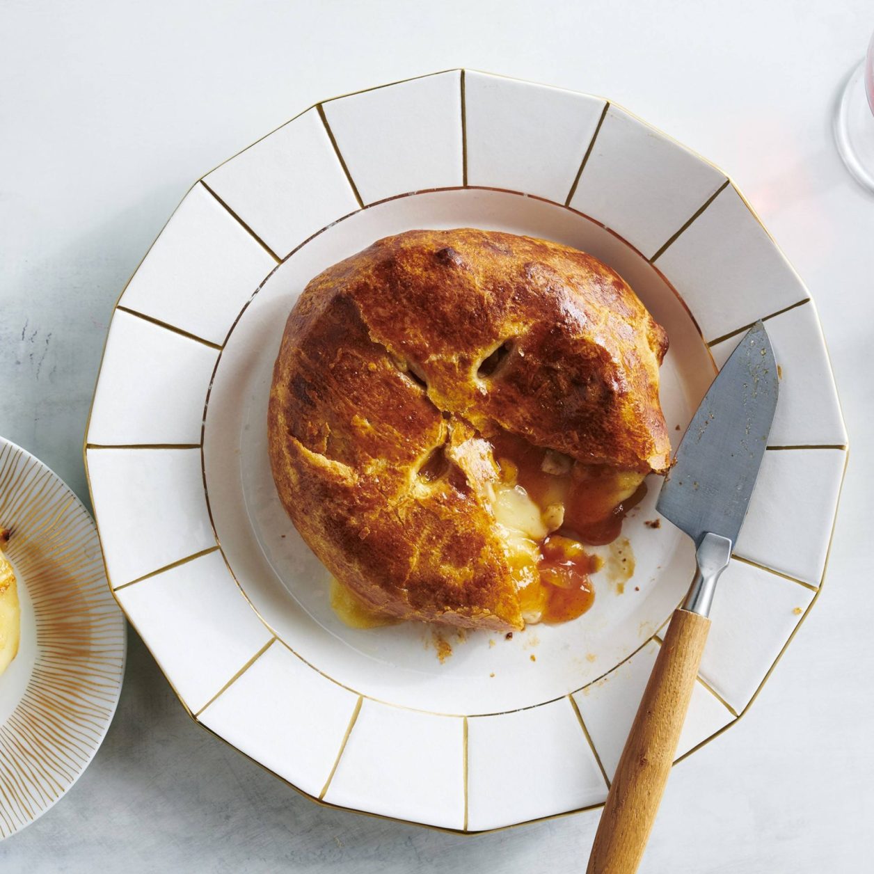 Baked Brie with Mango Chutney | Savory