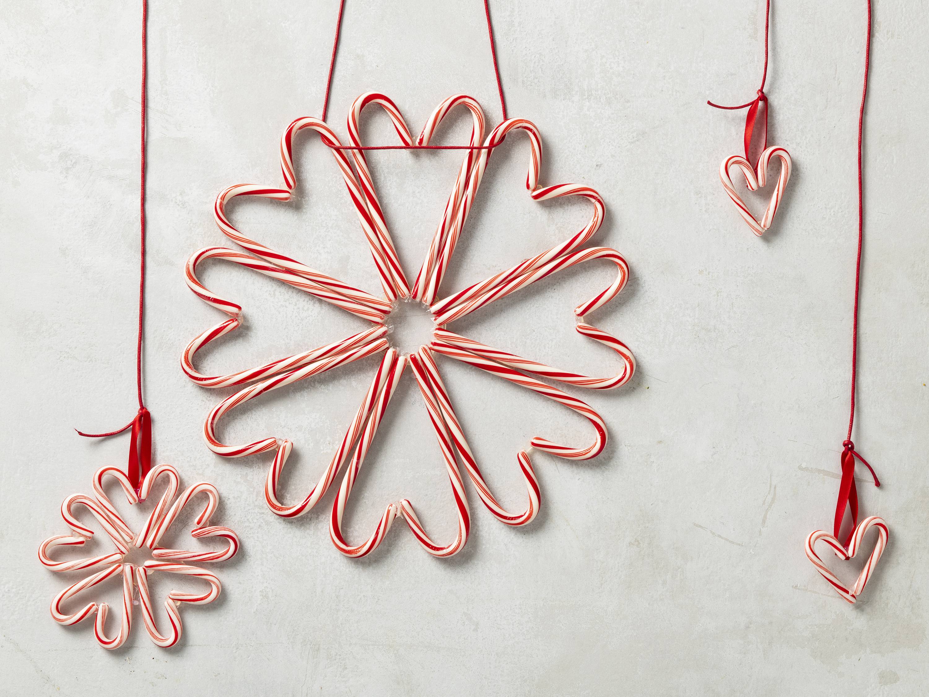 Peppermint Candy Cane Wreath