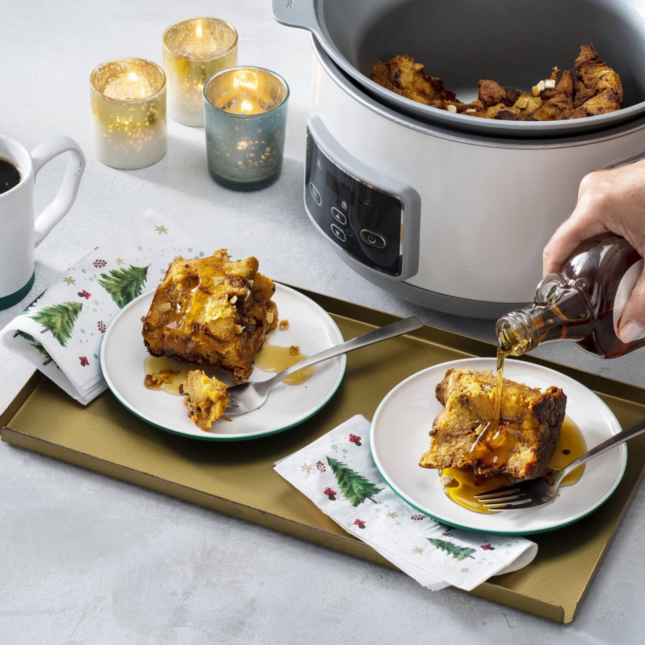 Overnight Slow Cooker French Toast Casserole | Savory