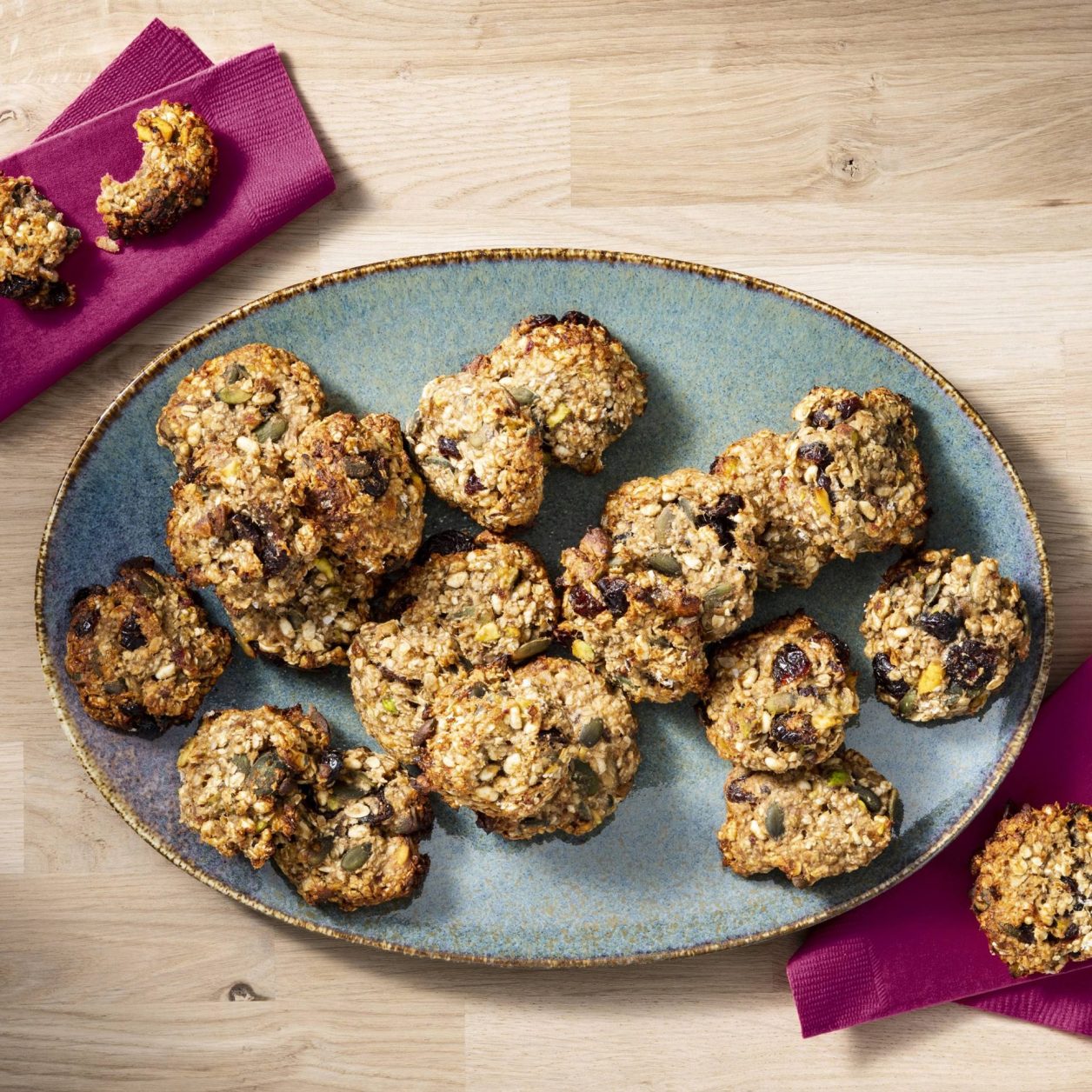 Energy Trail Mix Cookies | Savory