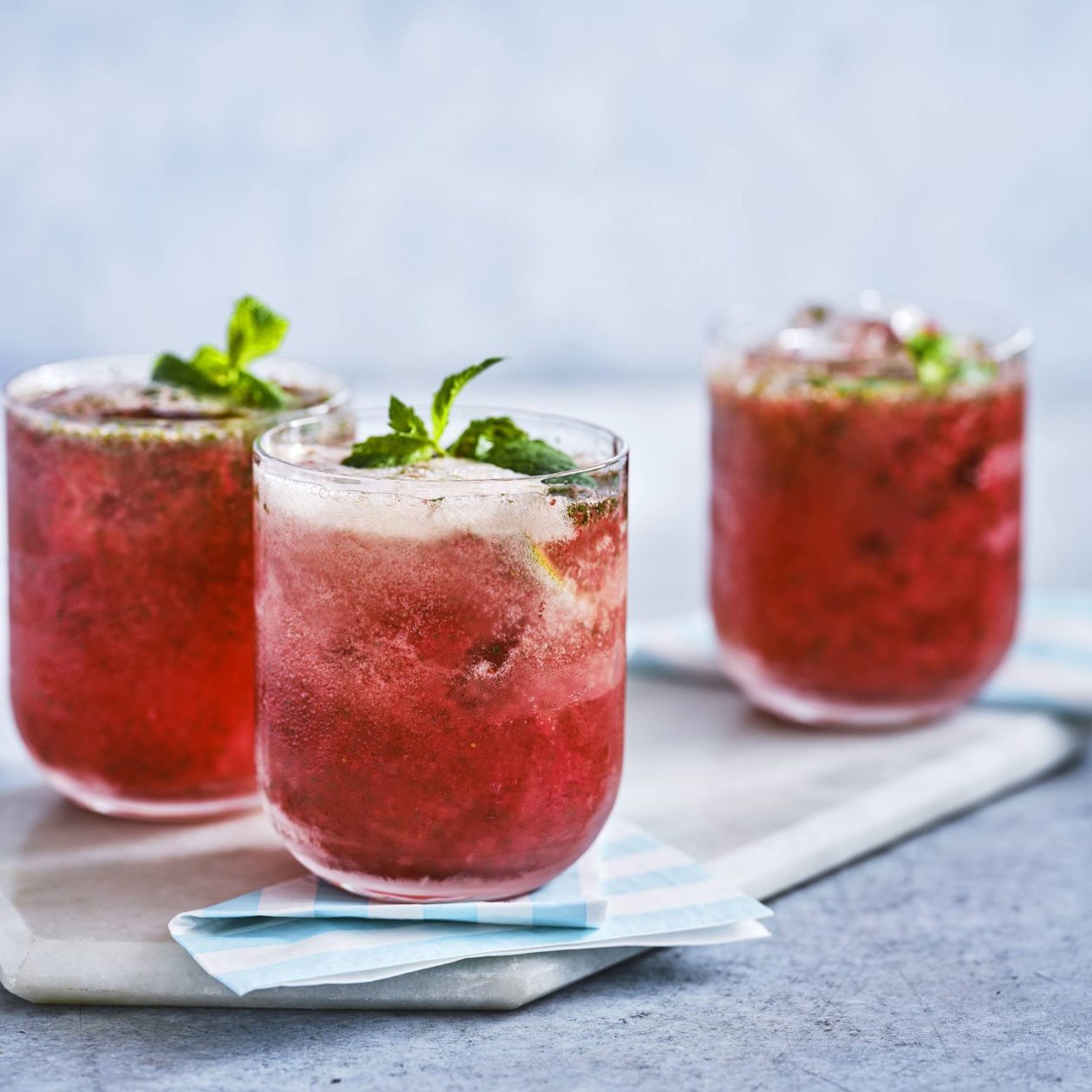 Strawberry-Mint Mocktail | Savory