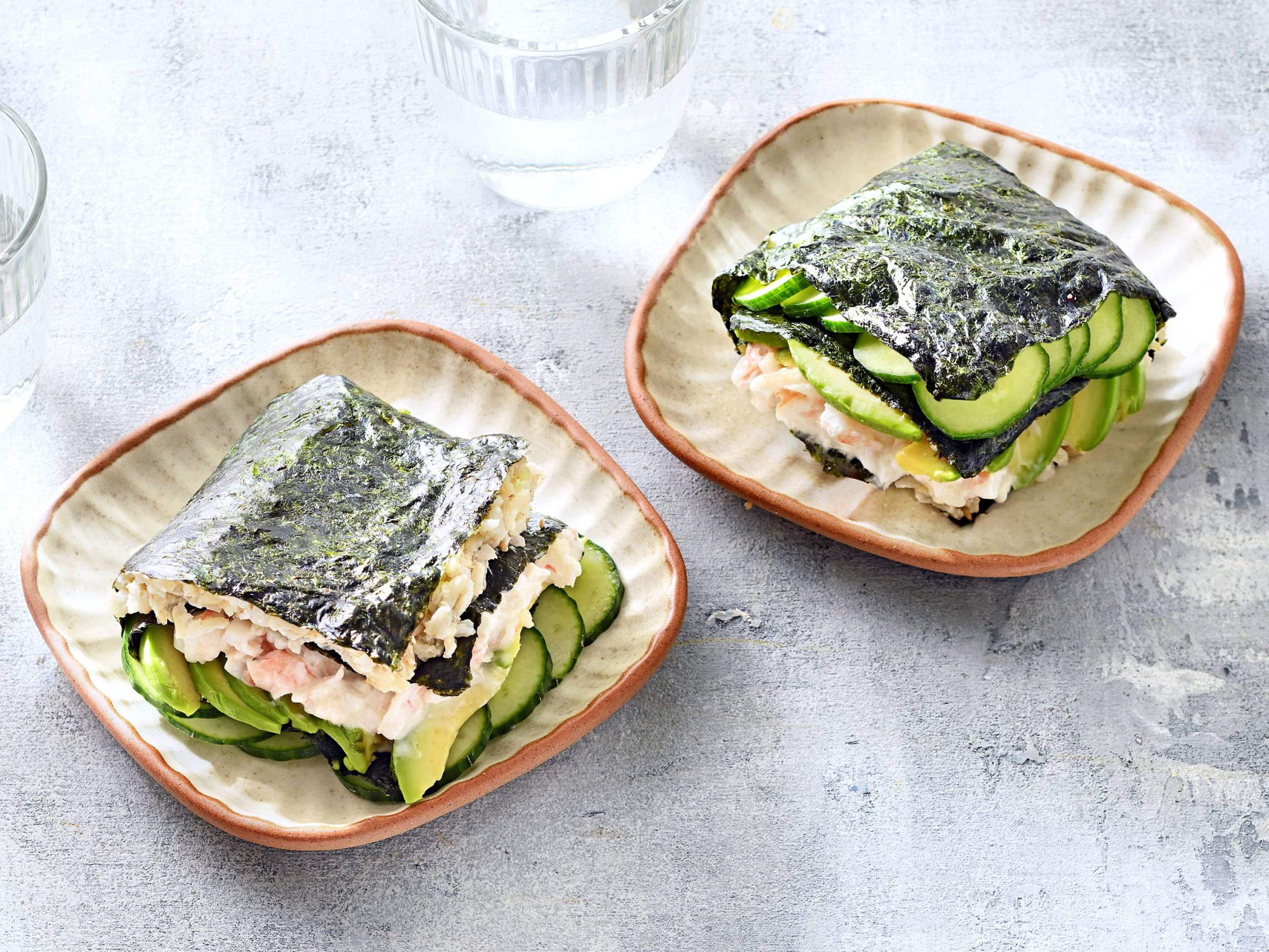 Shrimp Salad Seaweed Wraps | Savory