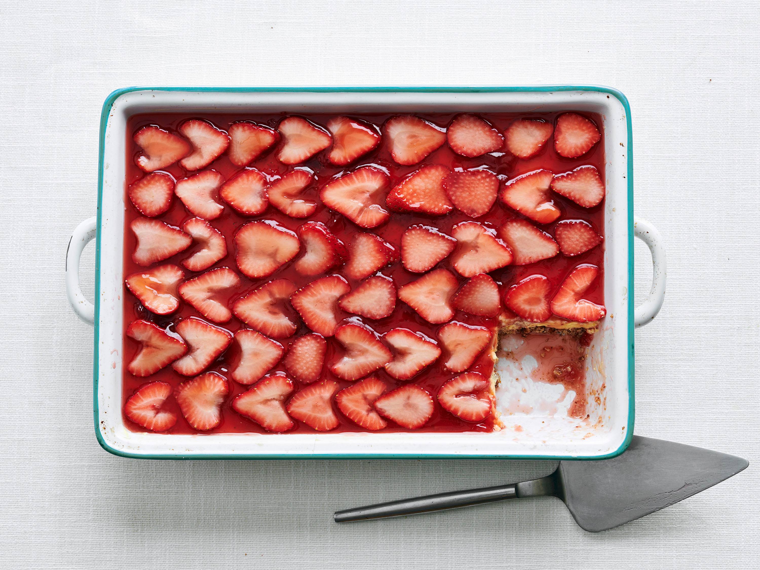 Strawberry-Pretzel Slab Pie | Savory