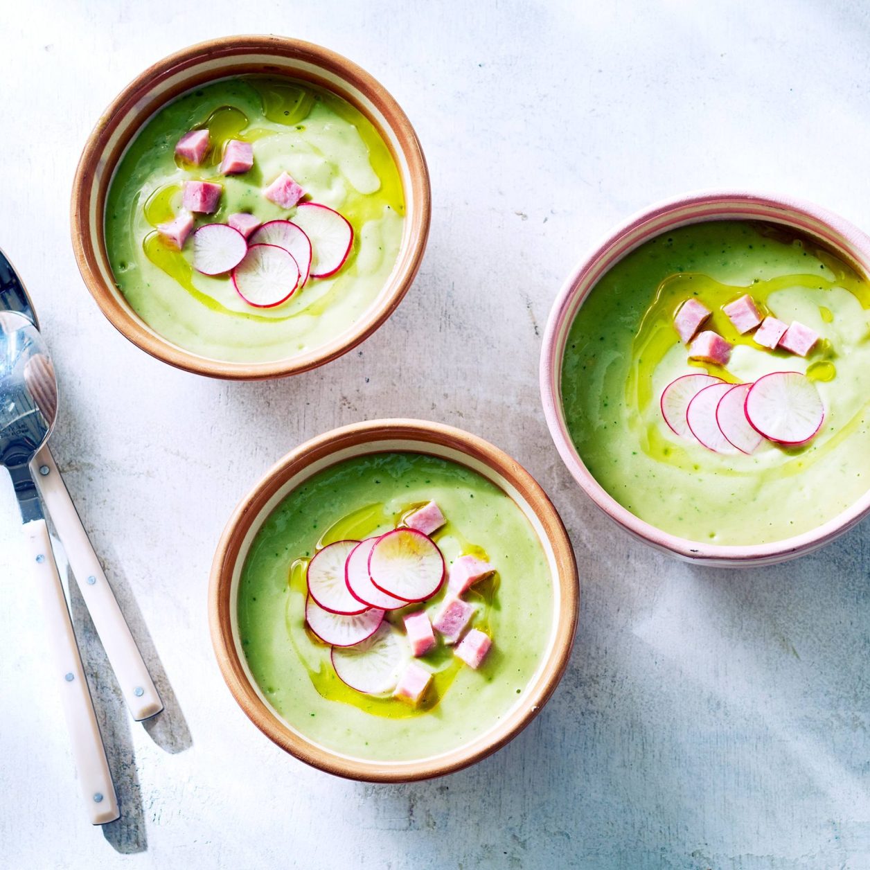 Cold Avocado-Cucumber Soup | Savory