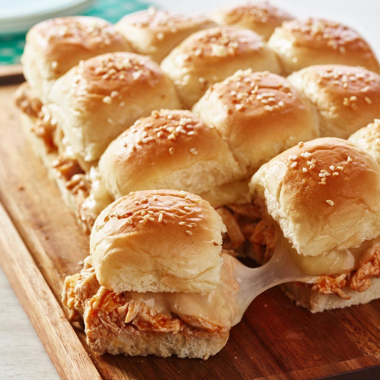 Buffalo Chicken Pull-Apart Sliders | Savory