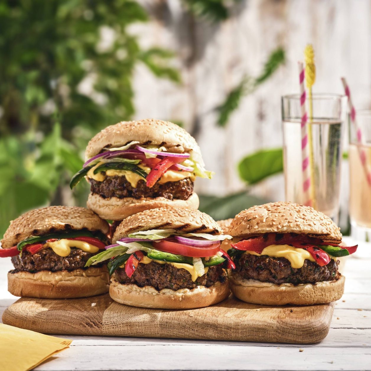 Queso Cheeseburgers | Savory