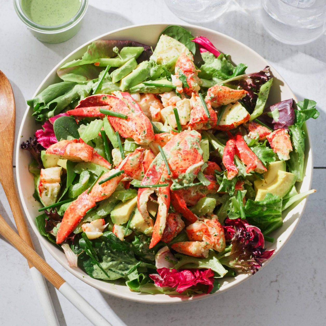 Lobster Salad with Green Goddess Dressing | Savory