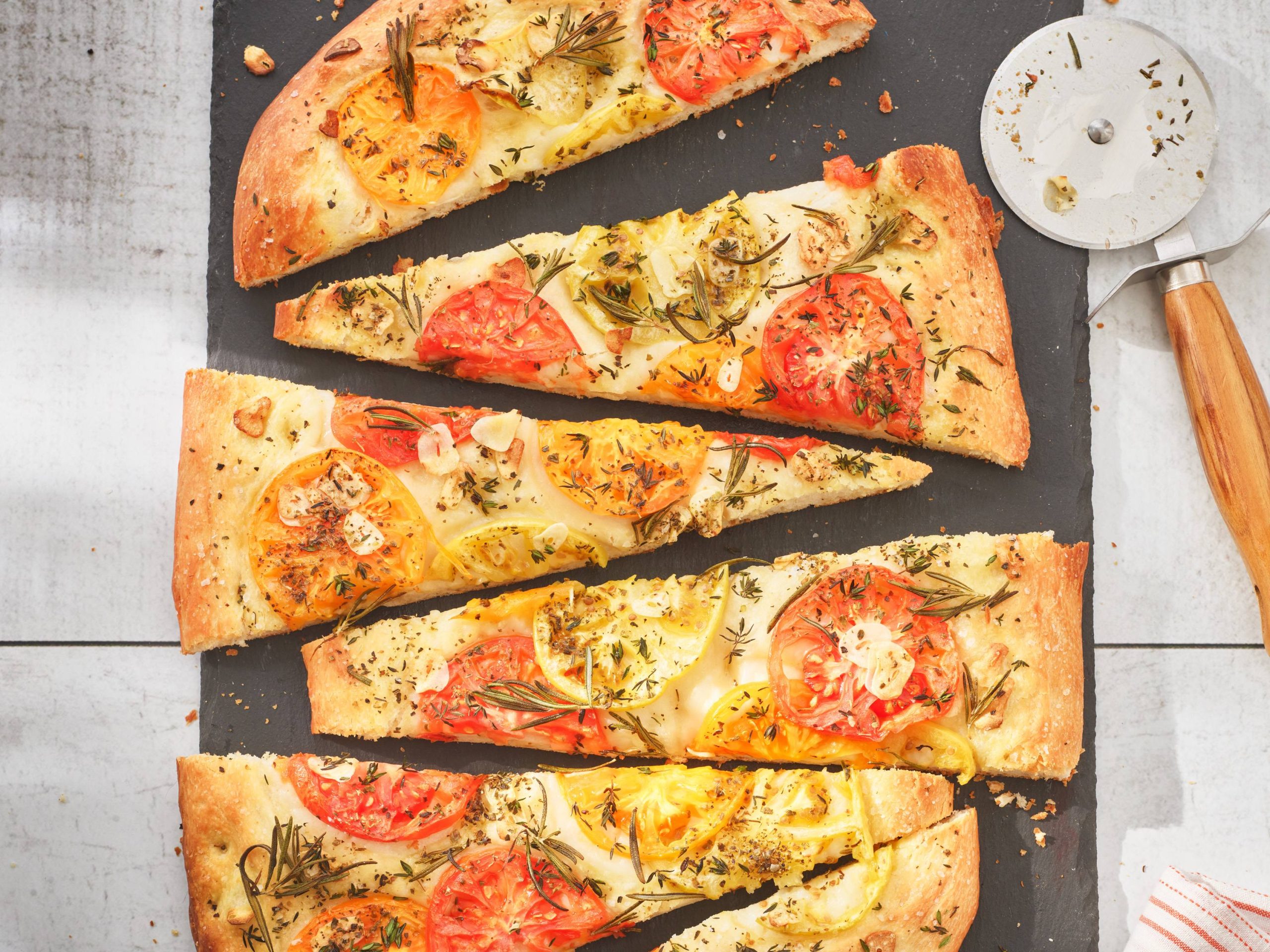 Tomato-Herb Grilled Focaccia | Savory