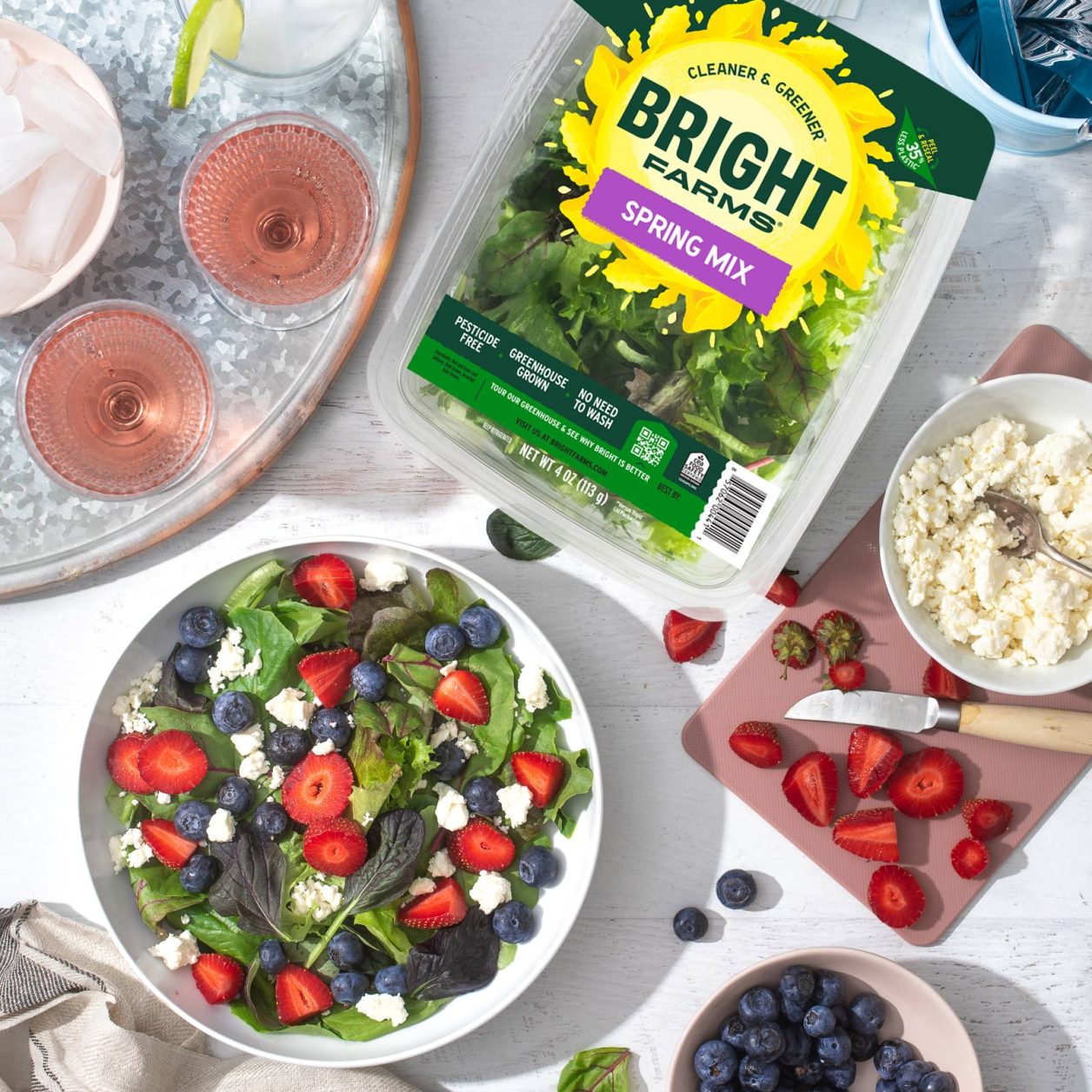 Bright Farms® Red, White & Berry Salad | Savory