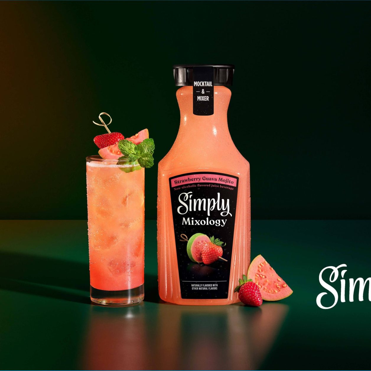 Simply® Strawberry Guava Mojito | Savory