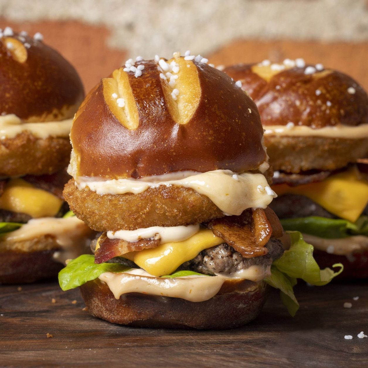 King's Hawaiian® Western Bacon Cheeseburger Sliders | Savory