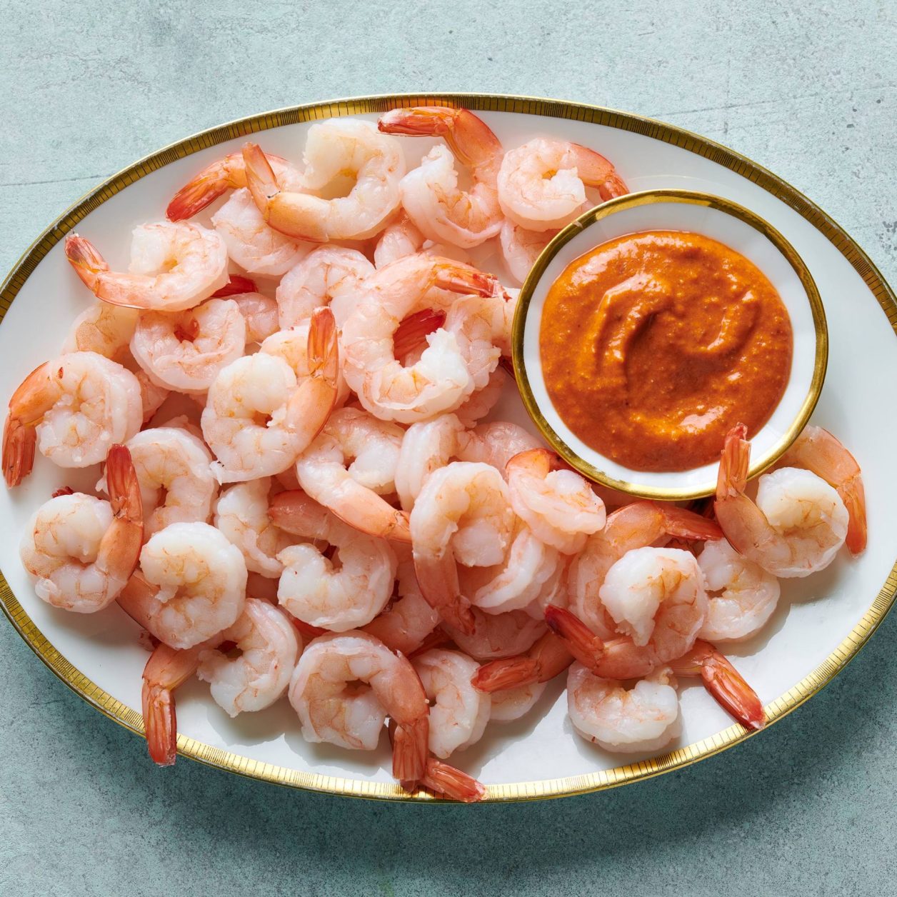 Shrimp with Easy Romesco Sauce | Savory