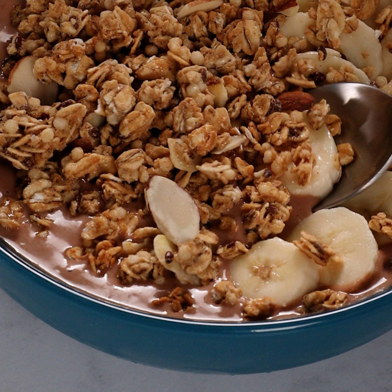 Live Pure Chocolate PB Smoothie Bowl with Bear Naked® Granola | Savory