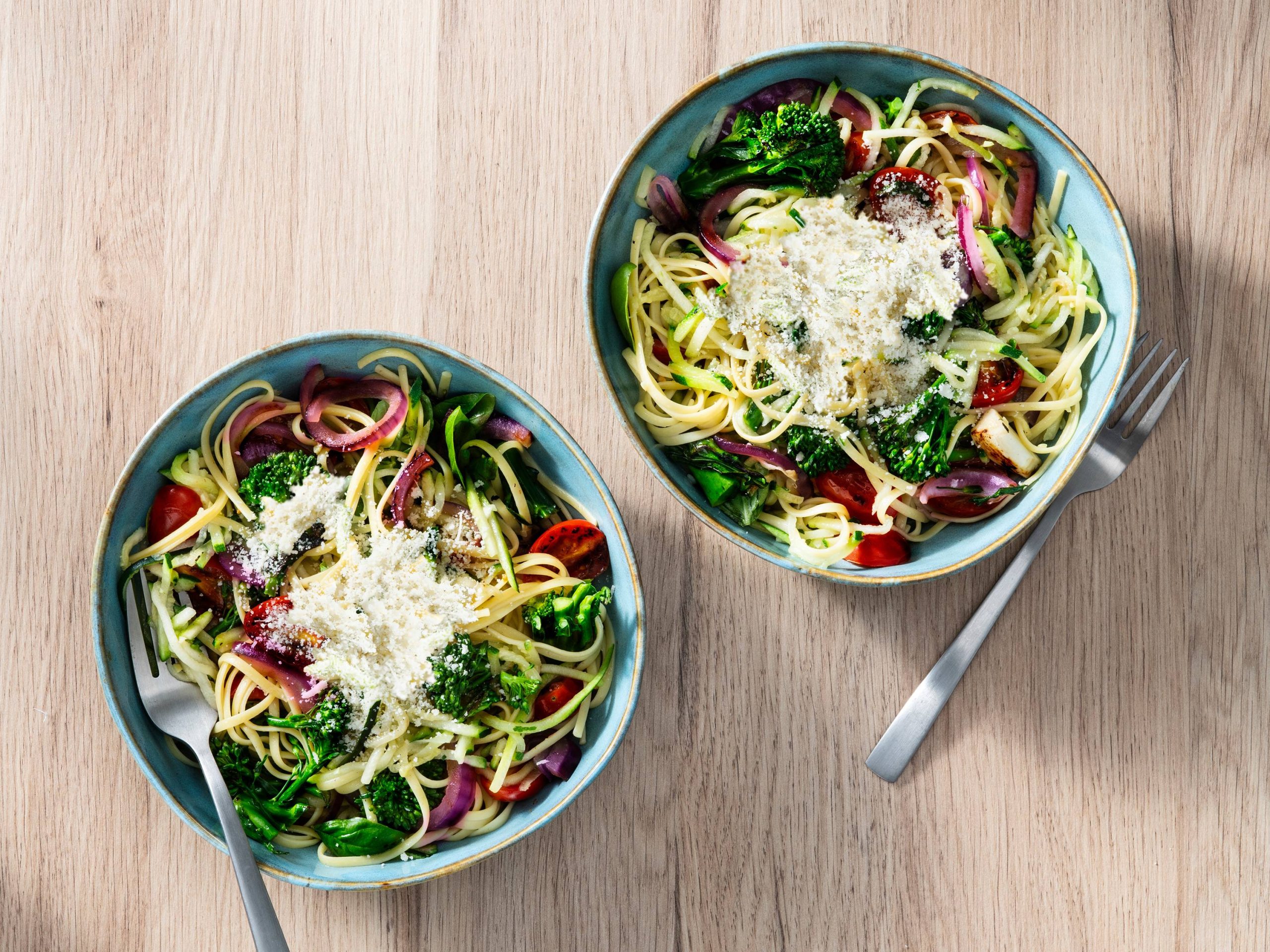 Roasted Vegetable Pasta with Garlic | Savory
