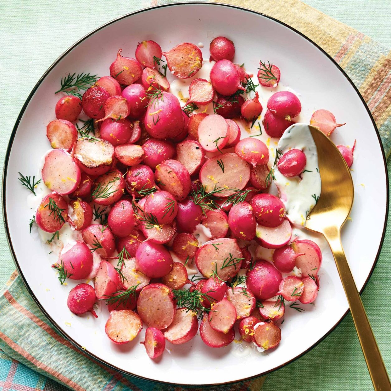 Brown Butter Radishes with Creamy Feta and Dill | Savory