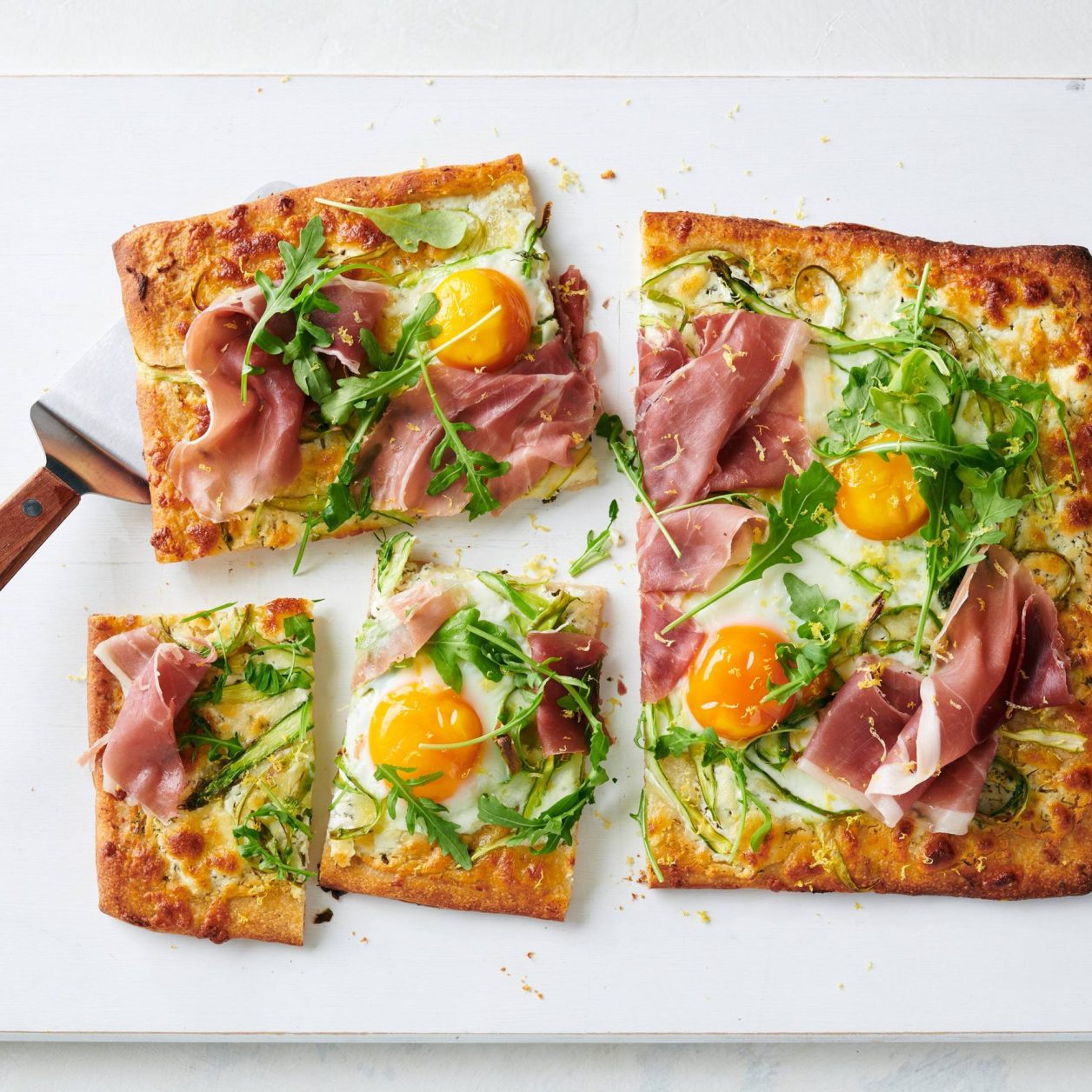 Spring Pizza with Asparagus and Prosciutto | Savory