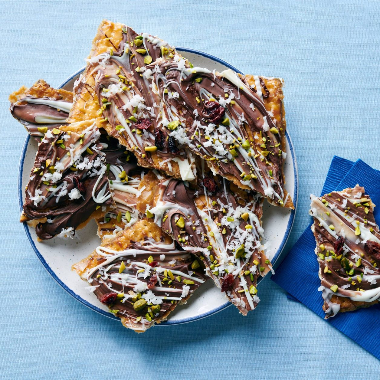 Loaded Matzo Toffee | Savory