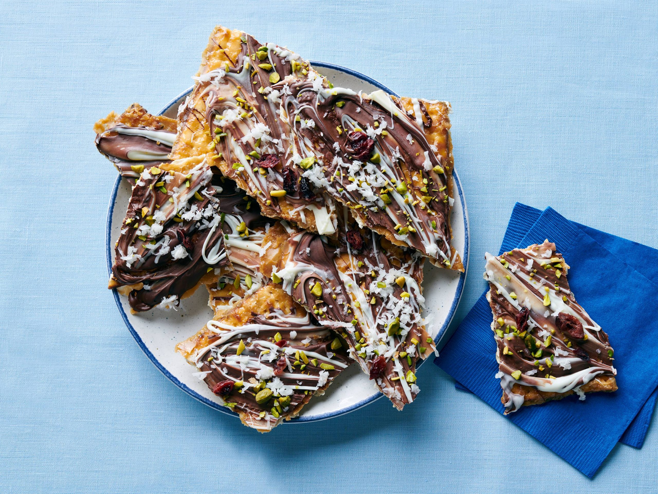 Loaded Matzo Toffee | Savory