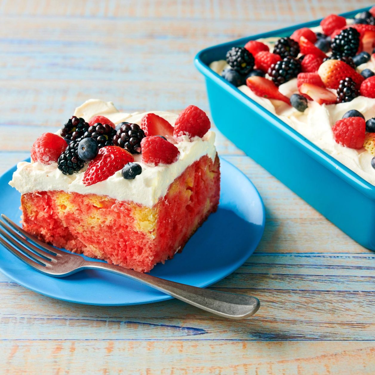 Berry Poke Cake | Savory