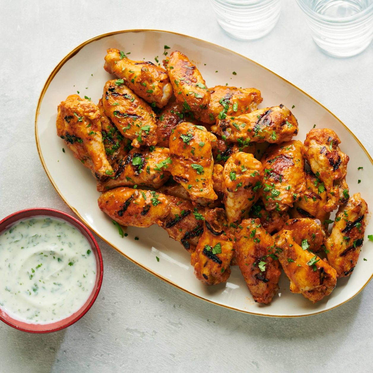 Grilled Butter Chicken Wings | Savory