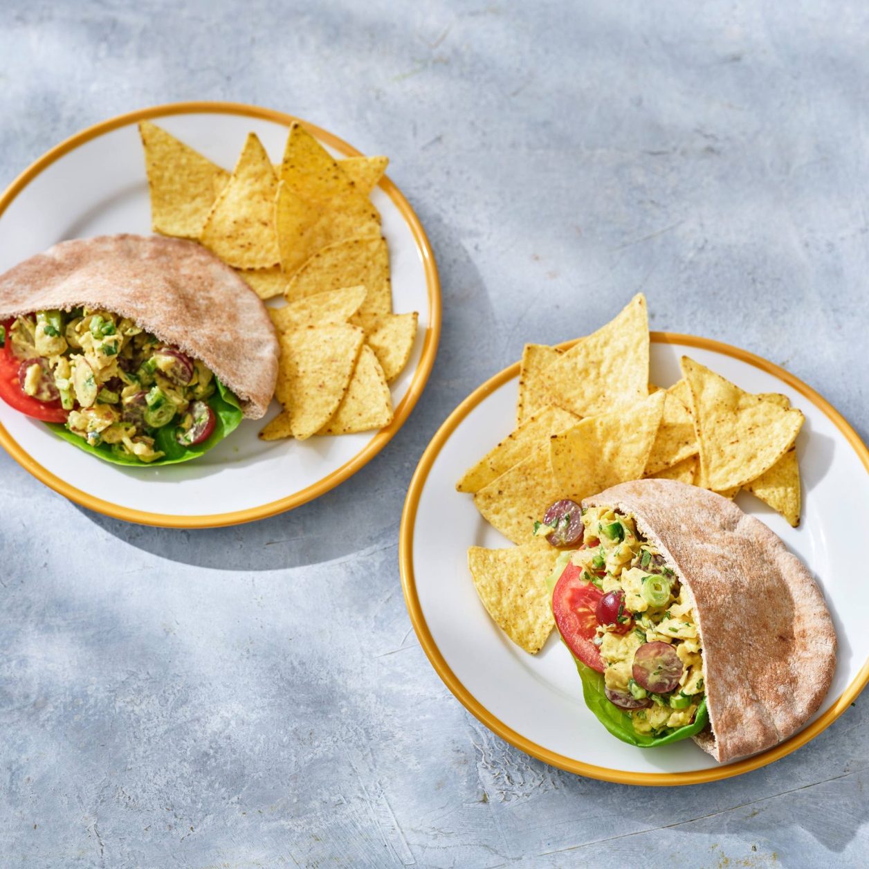 Curried Chicken Salad Pitas | Savory