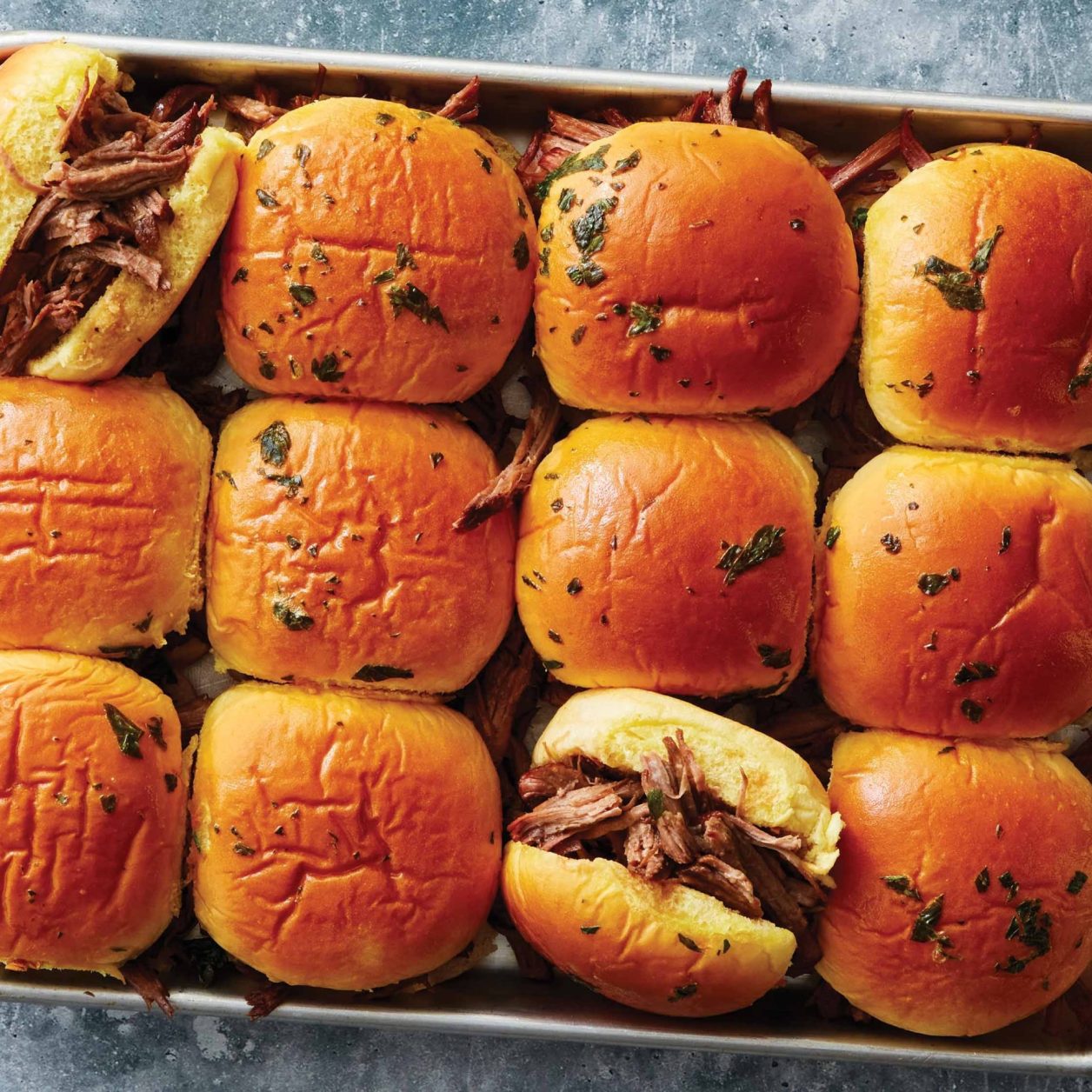 Slow-Cooker Pot Roast Sliders | Savory