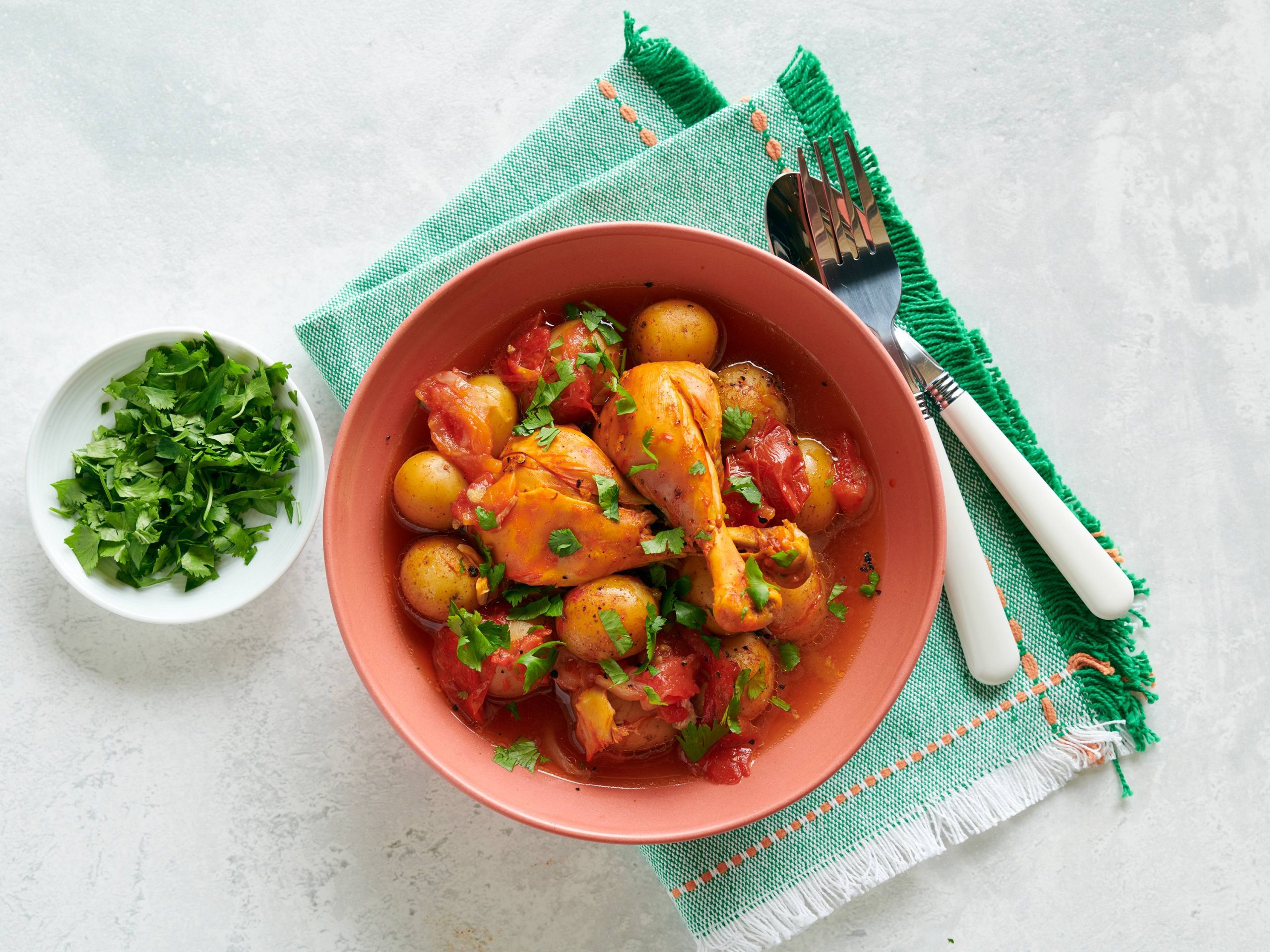 Instant Pot® Colombian Chicken and Potato Stew | Savory