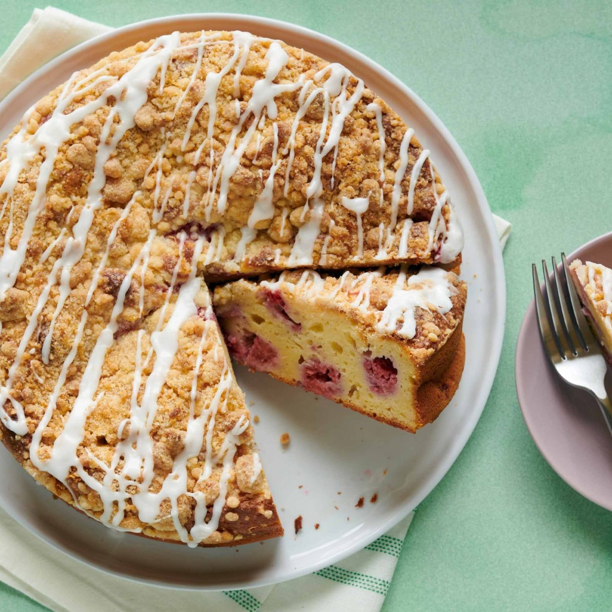 Lemon-Raspberry Ricotta Cake | Savory